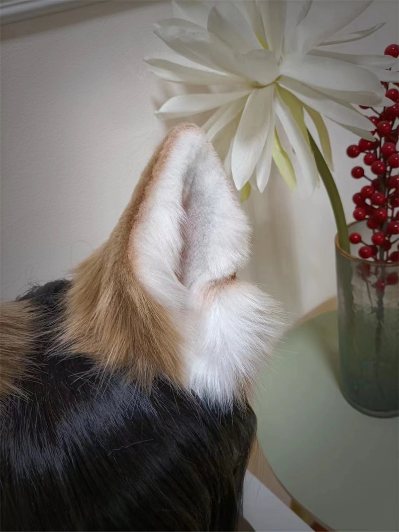 Handmade Wolf Dog Ears Headband Furry Wild Animal Ears - Etsy