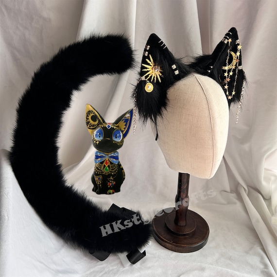 Black Cat Ear Headband