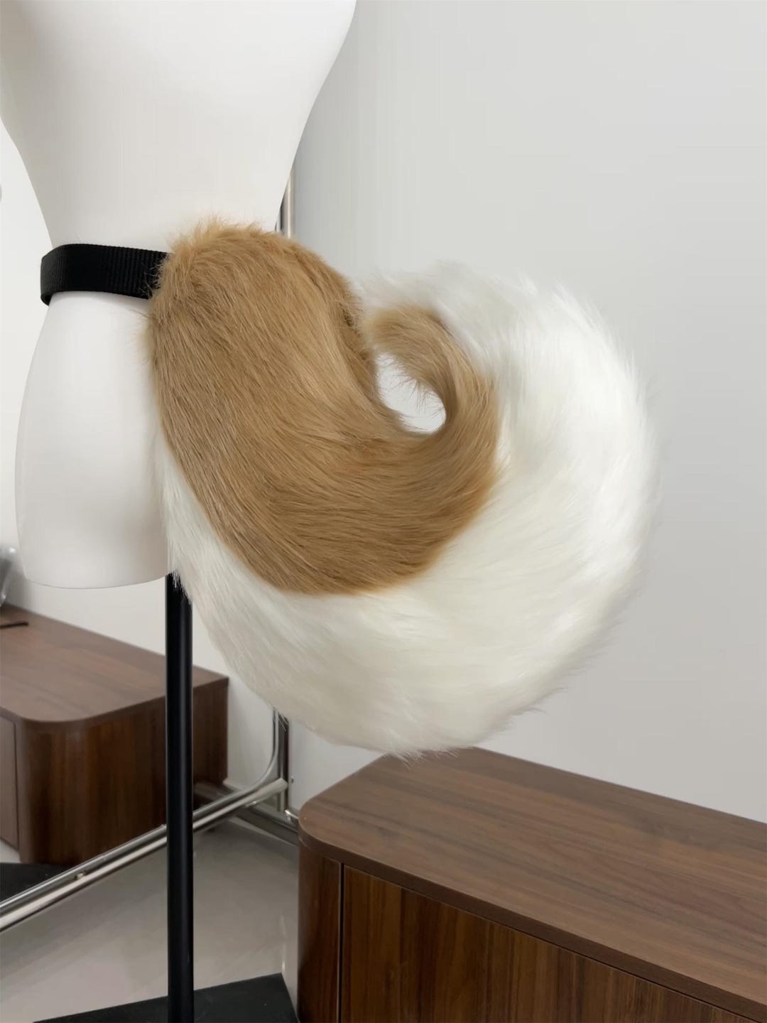 Handmade Brown Shiba Inu Ears and Tail, Brown Dog Ears Headband, Furry ...