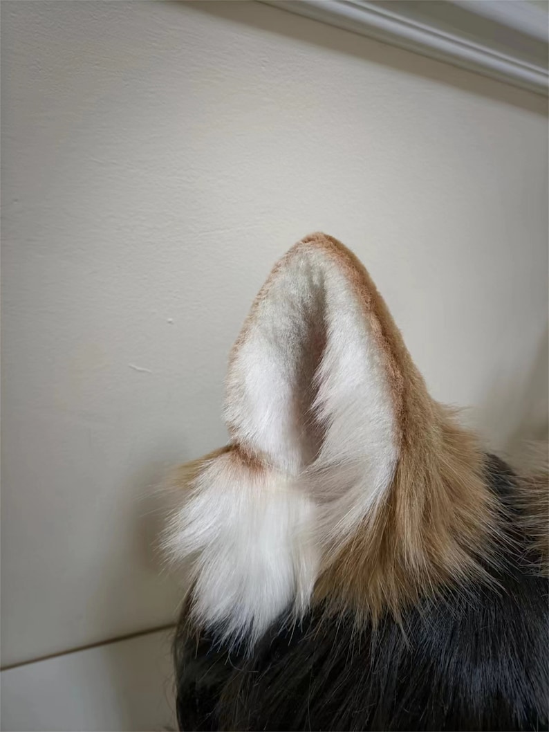 Handmade Wolf Dog Ears Headband Furry Wild Animal Ears - Etsy