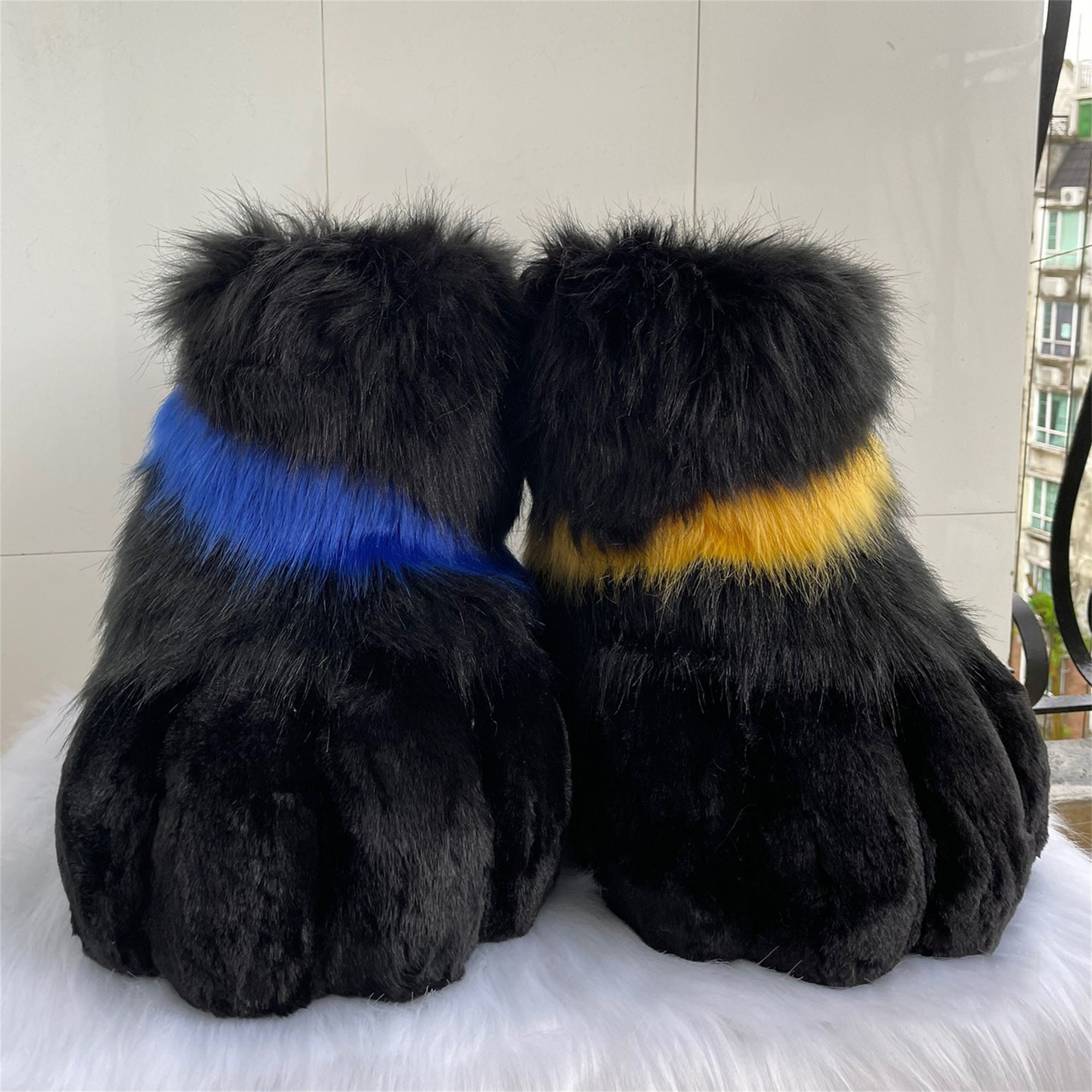 Custom Animal Feet Paws Claws Fursuit, Handmade Furry Cute Kawaii Wolf ...