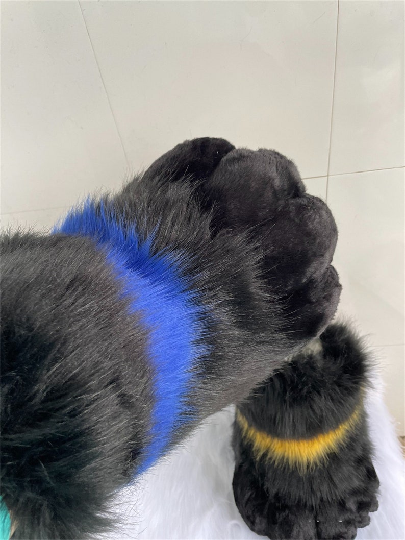 Custom Animal Feet Paws Claws Fursuit, Handmade Furry Cute Kawaii Wolf ...