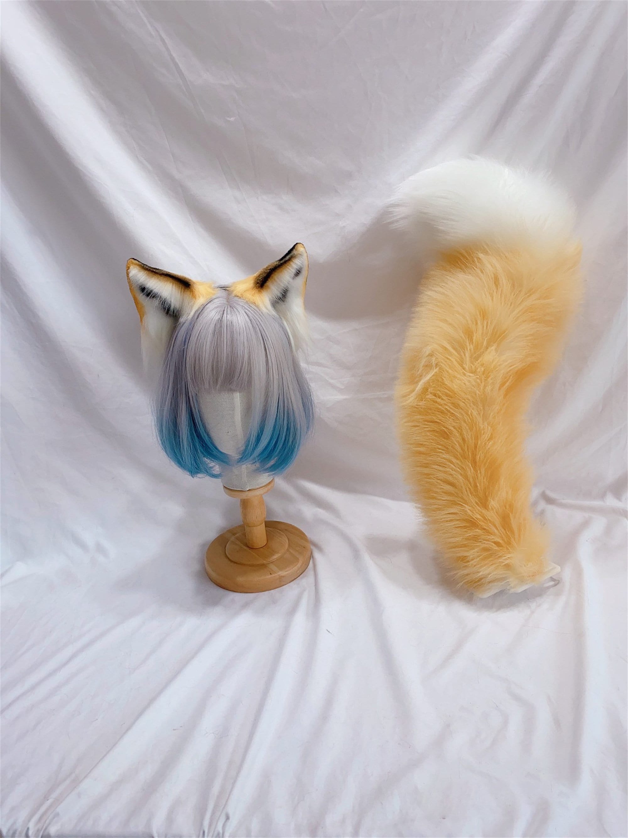 Handmade Fox Ears Tail Set Furry Faux Fur Animal Ears - Etsy Australia