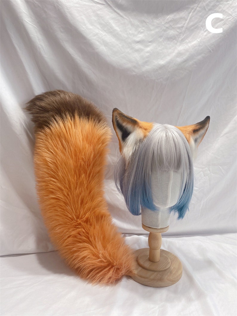 Handmade Fox Ears Tail Set Furry Faux Fur Animal Ears - Etsy