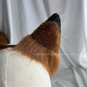Red Fox Ears and Tail Set - Etsy