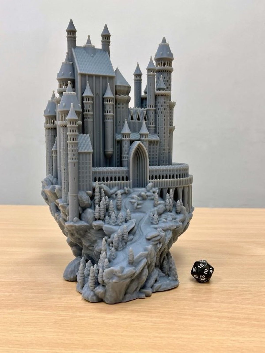 Fantasy World With Medieval Castle STL File 3D Printable - Etsy