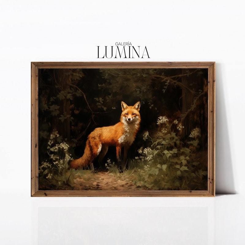 Original Paintings Fox - Etsy