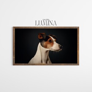 Jack Russell Terrier Realistic Portrait Painting Dog Oil Painting Pet ...