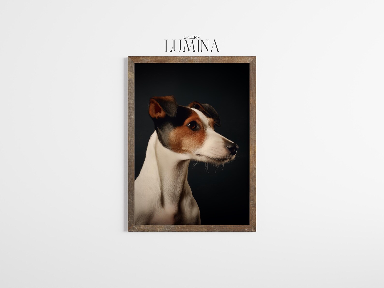 Jack Russell Terrier Realistic Portrait Painting Dog Oil Painting Pet ...