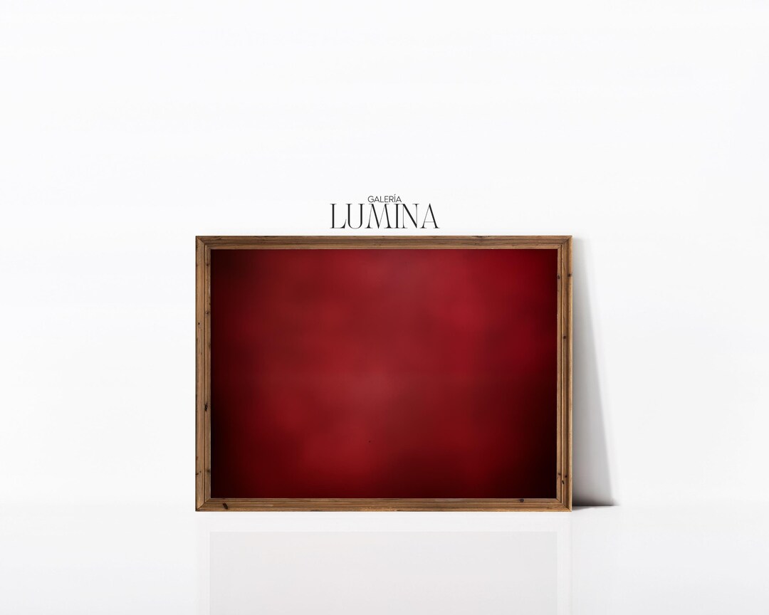 Large Dark Red Painting Abstract Modern Art Bold Red Artwork ...