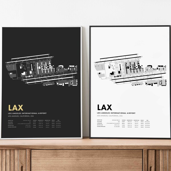 Airport Map Wall Art - Etsy