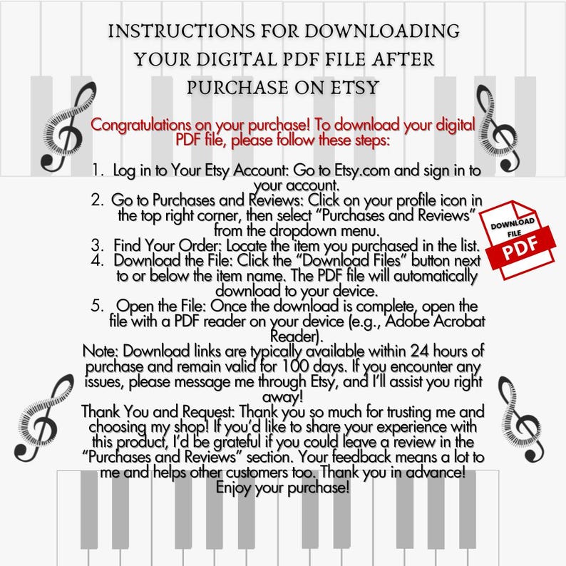 Titanic My Heart Will Go on Piano Sheet Music - Digital PDF File Solo ...
