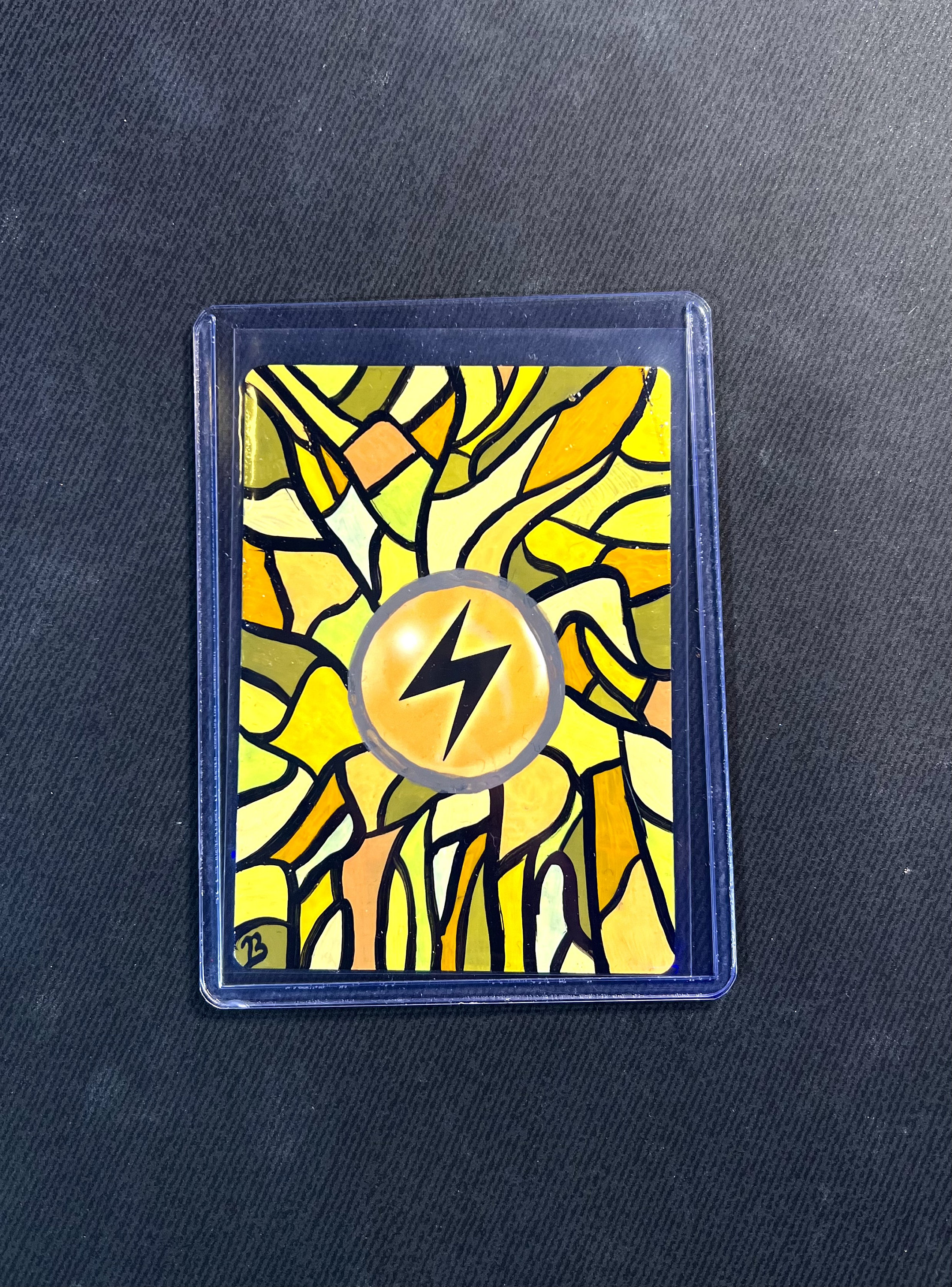 Hand Painted Stained Glass Energy Custom Handpainted Collectible Gift ...