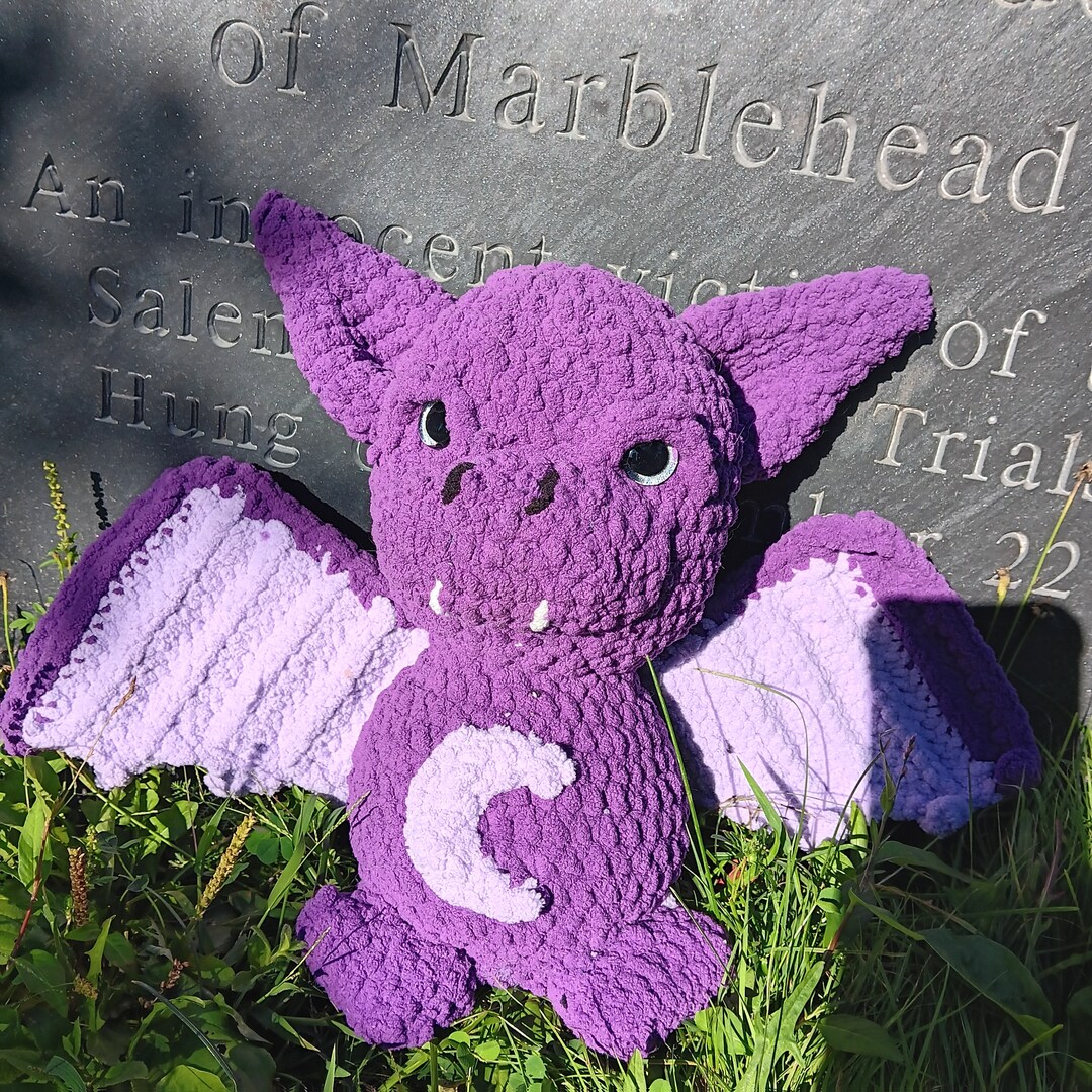 Voodoo Cuddly Crochet Plush Bat Gothic Plush Handmade Gift Cute ...
