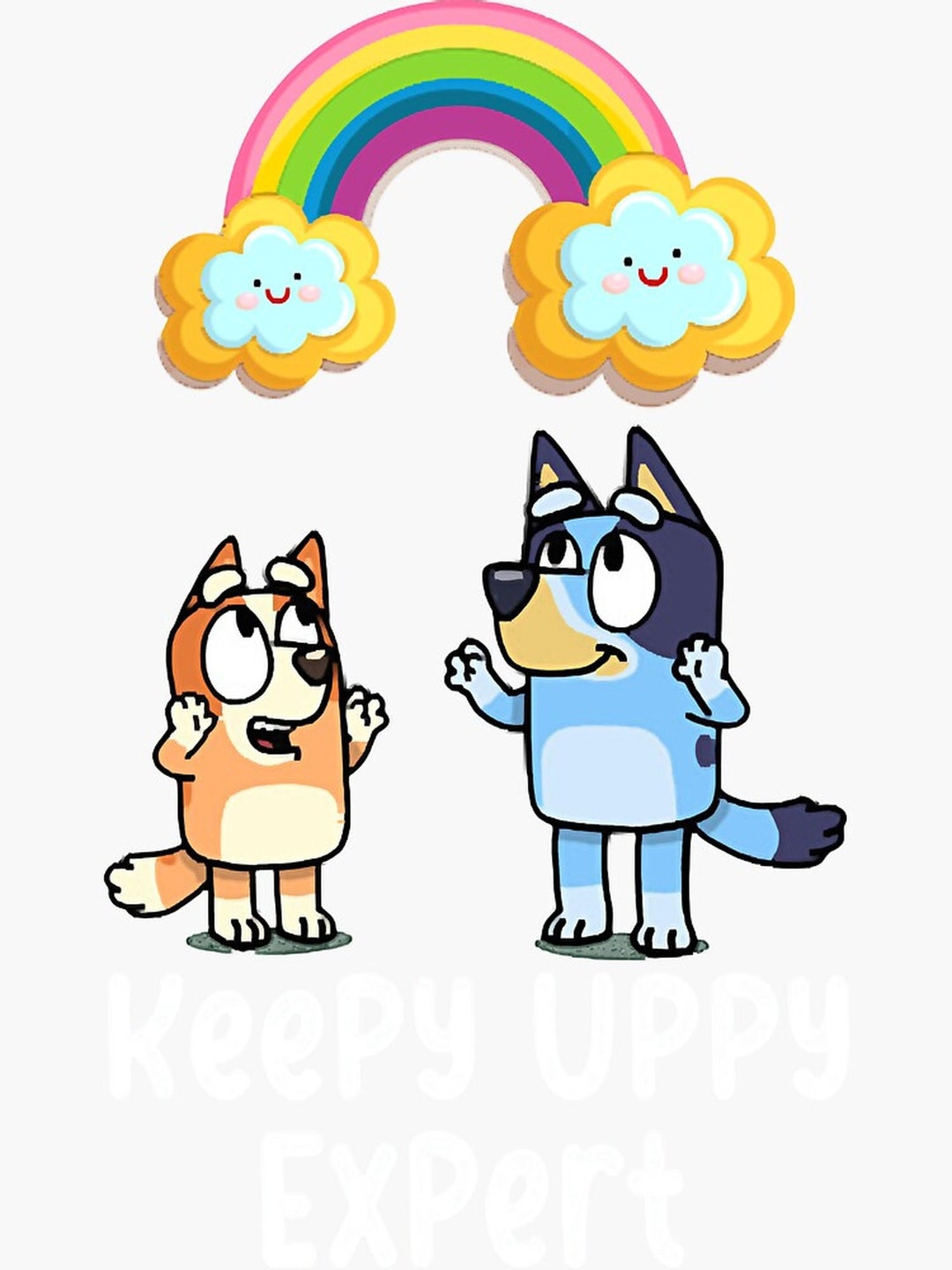 Bluey Stickers Blueys Keepy Uppy Expert Sticker Here Come - Etsy México