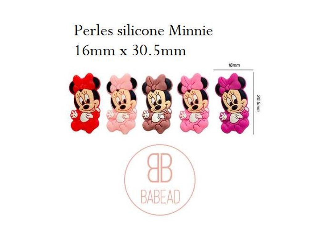 Perle silicone style minnie - Etsy France