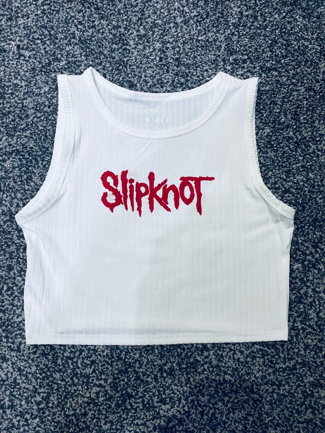 Slipknot Crop Top: Custom Nu Metal Band Tank - Etsy