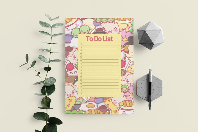 5 Cute Kawaii Pastel to Do List Printable Bundle | Digital Download ...