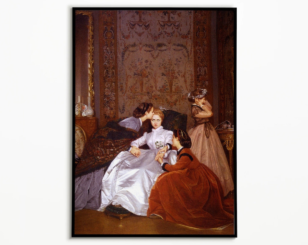 Female Rage Art the Reluctant Bride Poster, Poster, Wall Art, Poster ...