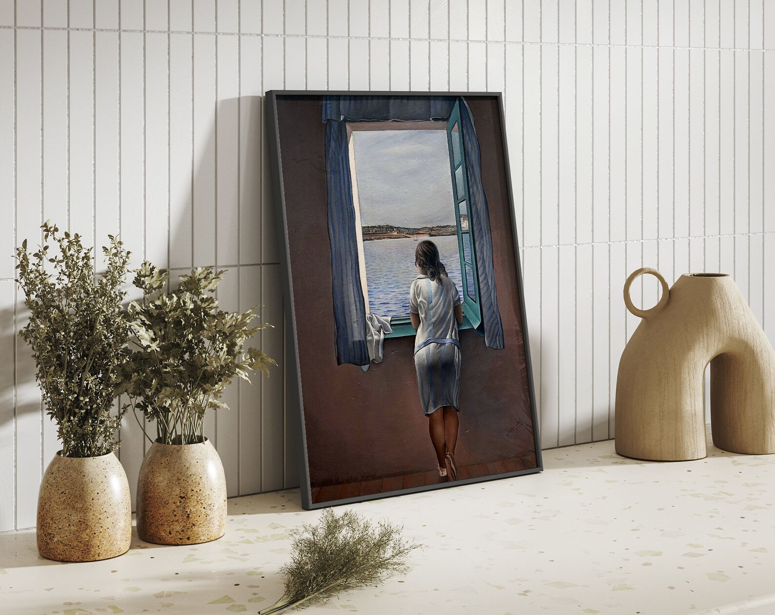 Salvador Dali Young Woman at a Window Poster, Surrealist Art, Spanish ...