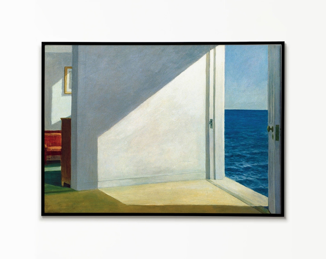 Edward Hopper Rooms by the Sea Poster, Realist Art, American Painter ...