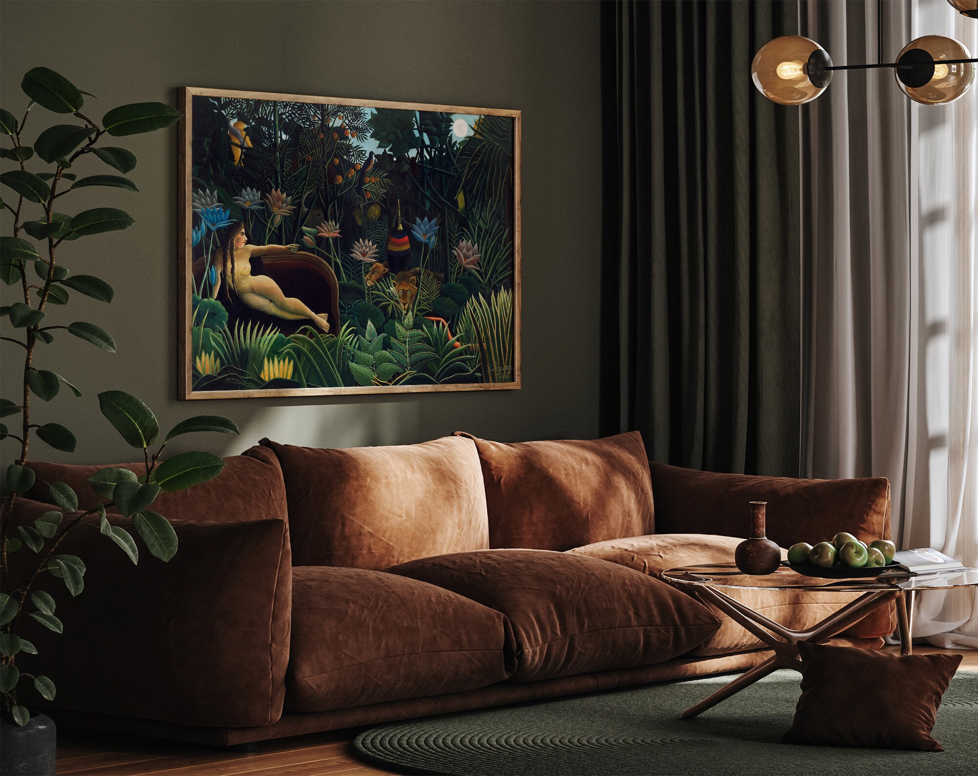 Henri Rousseau the Dream Poster, Henri Rousseau Reproduction Print ...