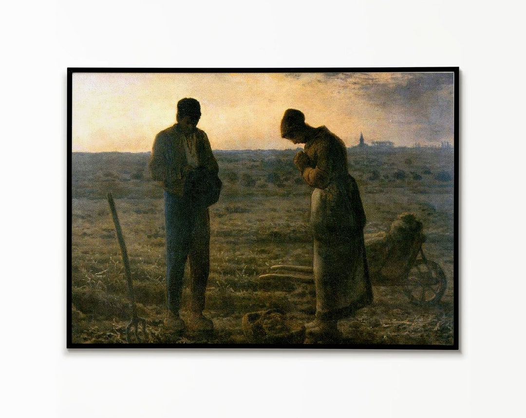Jean Millet the Angelus Poster, Wall Art, Poster Print, Wall Decor, Art ...