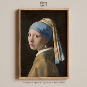 Girl With a Pearl Earring Poster, Wall Art Decor, Poster Print, Wall ...