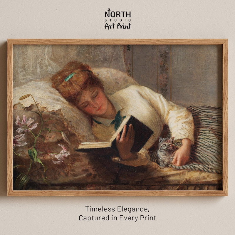 Woman Reading Etsy