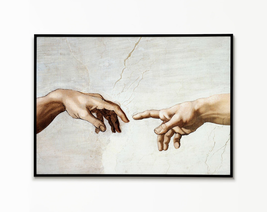 The Creation of Adam Poster, Vintage Poster, Vintage Print, Wall Art ...
