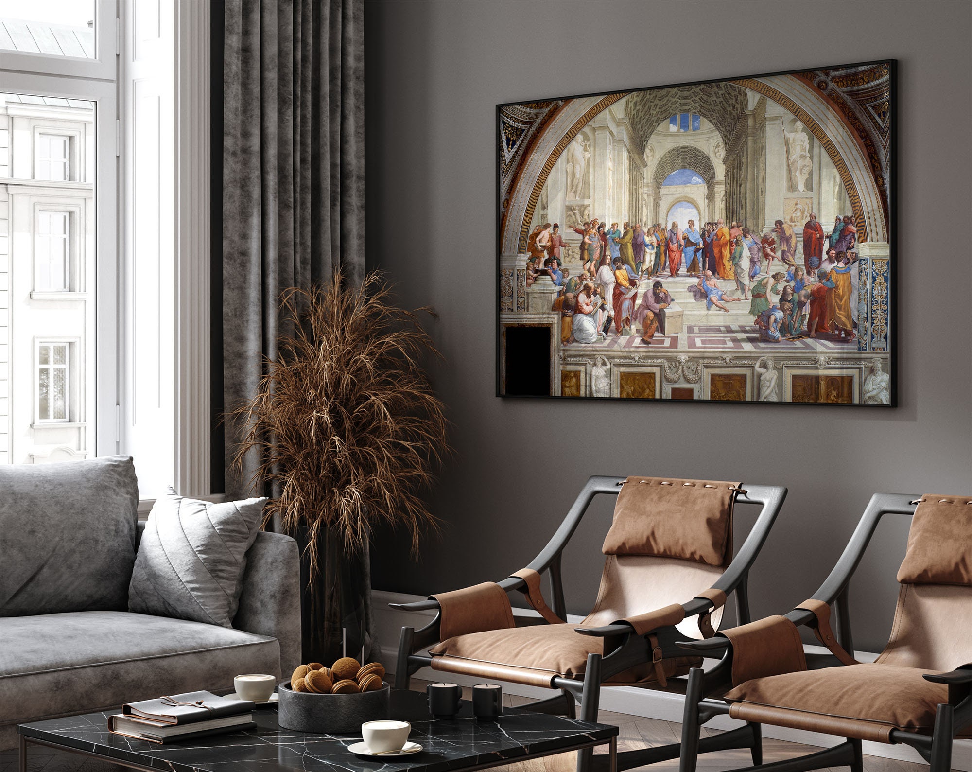 Raphael the School of Athens Poster, Wall Art, Poster Print, Wall Decor ...