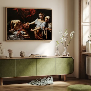 Judith Beheading Holofernes Caravaggio Poster, Wall Art, Poster Print ...