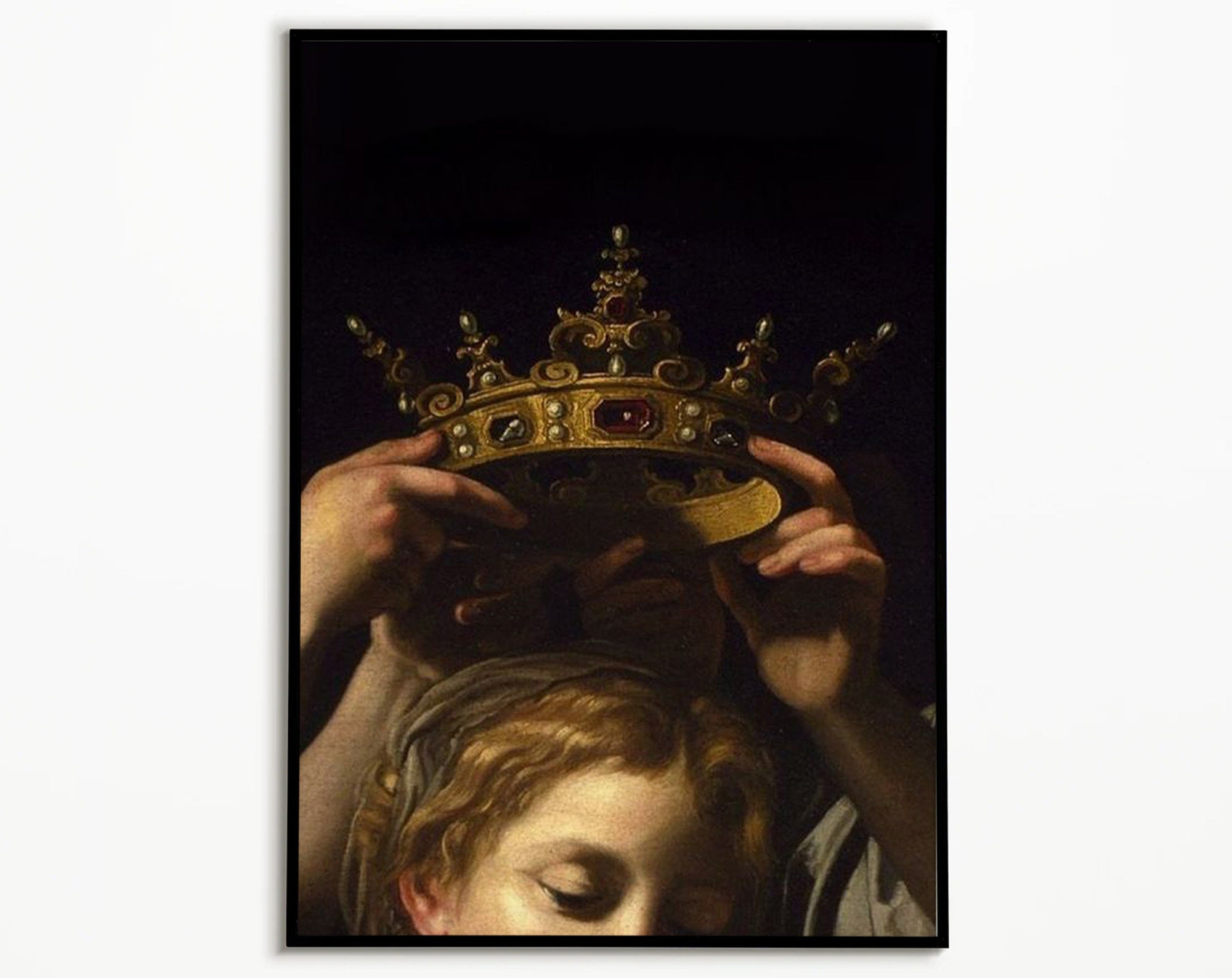 The Crown by Bartolomeo Cavarozzi 1620 Poster, Poster, Wall Art, Poster ...