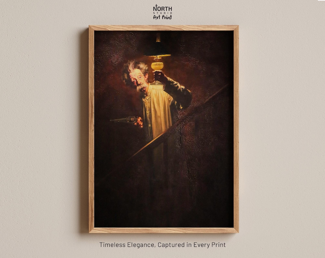 What a Protection Electric Light is Print, Norman Rockwell 1925 ...