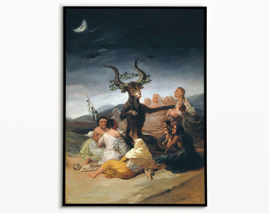 Francisco Goya Witches Sabbath Poster, Wall Art, Poster Print, Wall ...