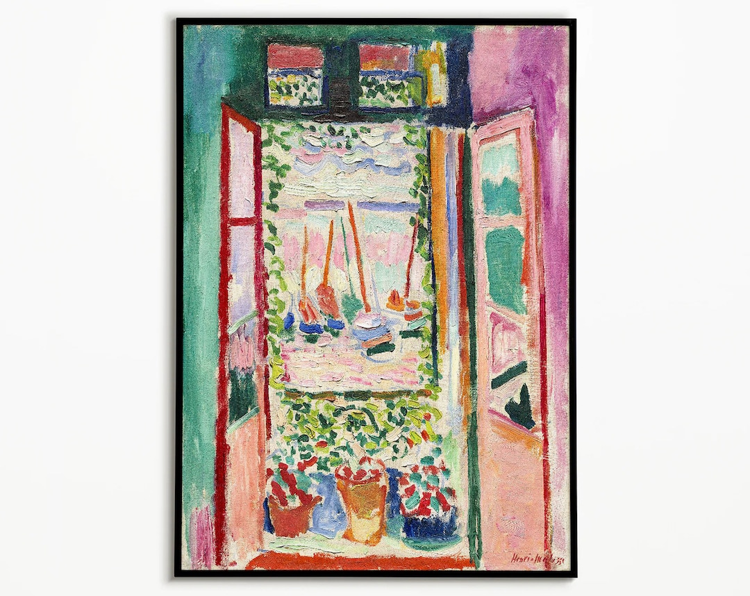 Open Window by Henri Matisse, Matisse Painting, Wall Art, Wall Decor ...