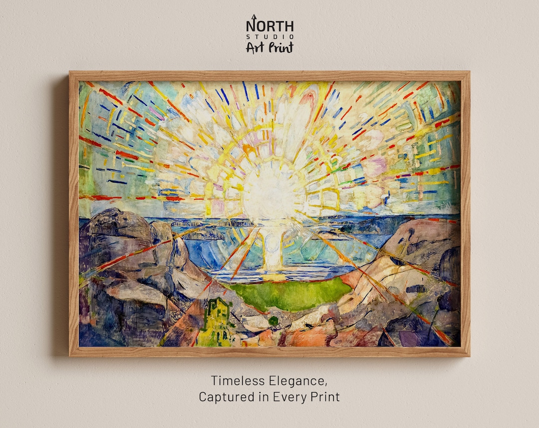 The Sun by Edvard Munch, Expressionist Art, Symbolist Painter, the Sun ...