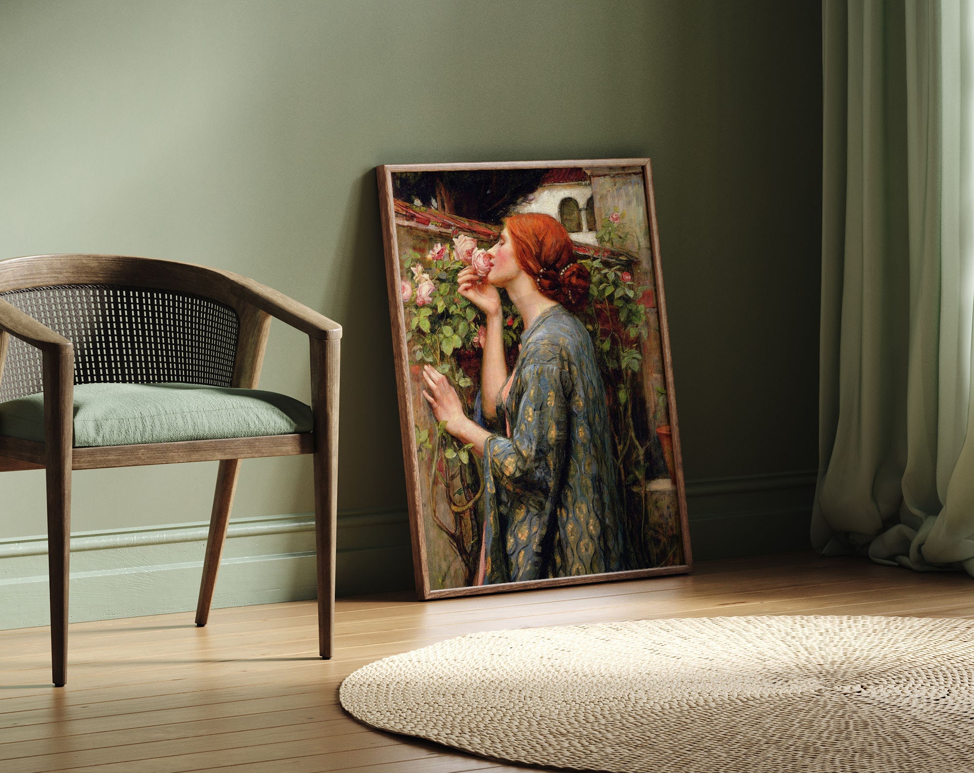 The Soul of the Rose Painting Poster, John William Waterhouse Art Print ...