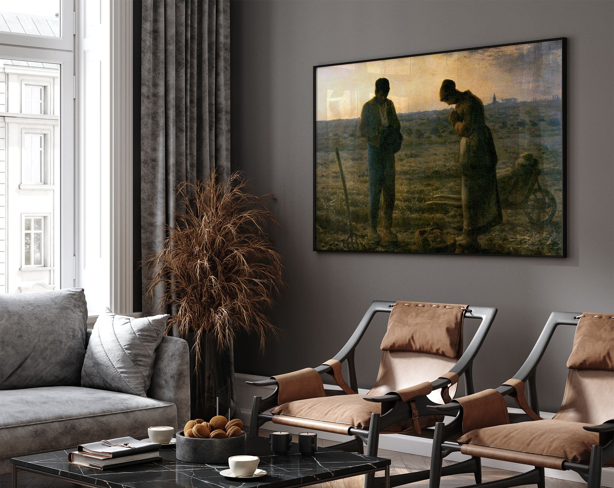 Jean Millet the Angelus Poster, Wall Art, Poster Print, Wall Decor, Art ...