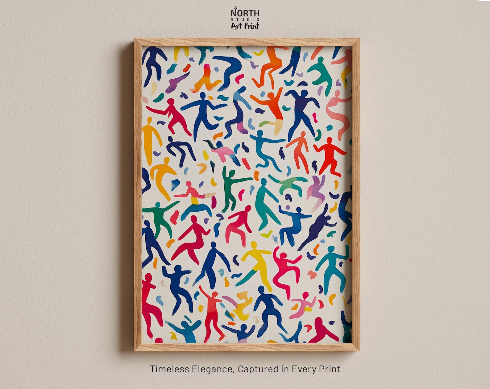 Henri Matisse Abstract Dance Print, Colorful Wall Art Print, Dance ...