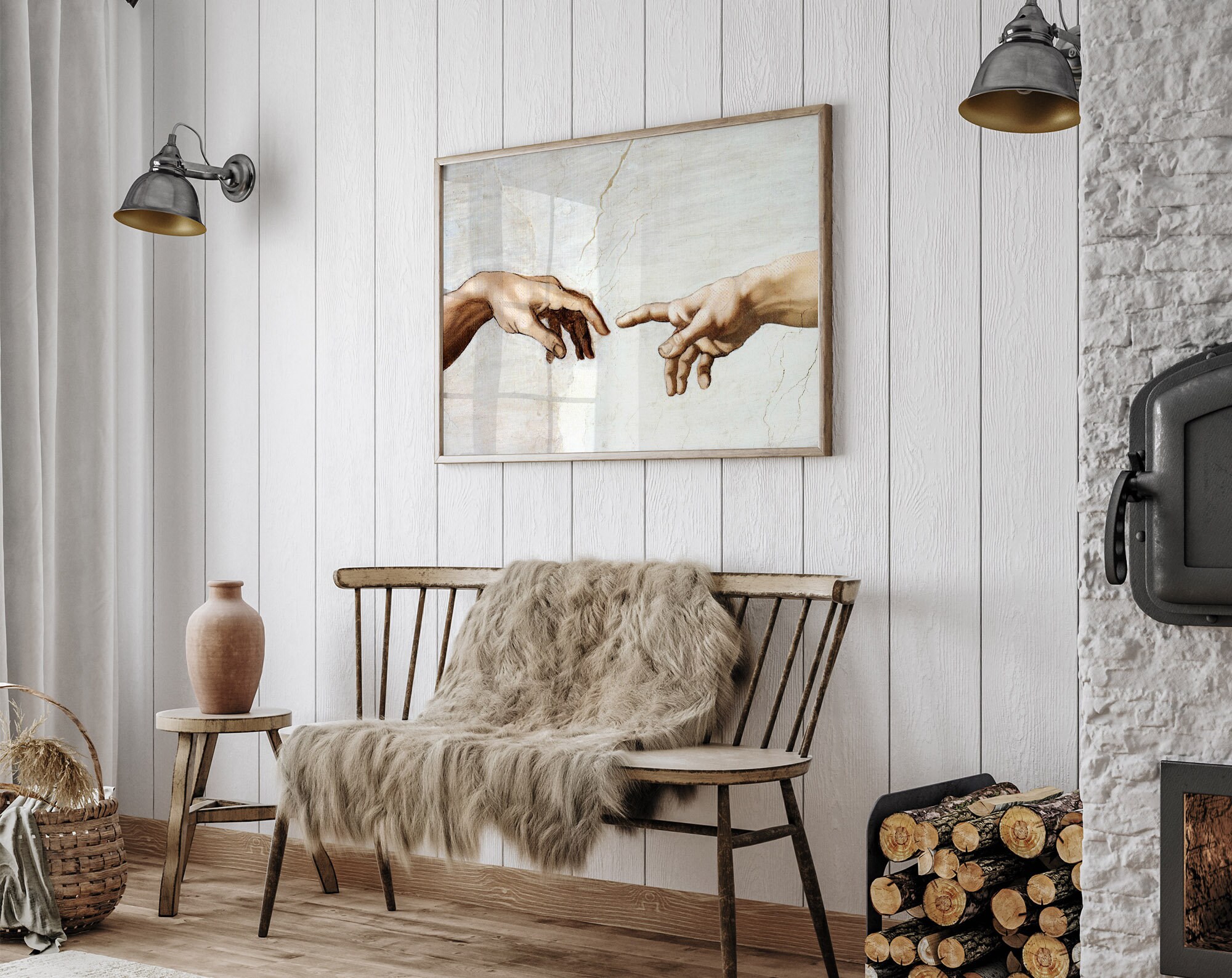 The Creation of Adam Poster, Vintage Poster, Vintage Print, Wall Art ...