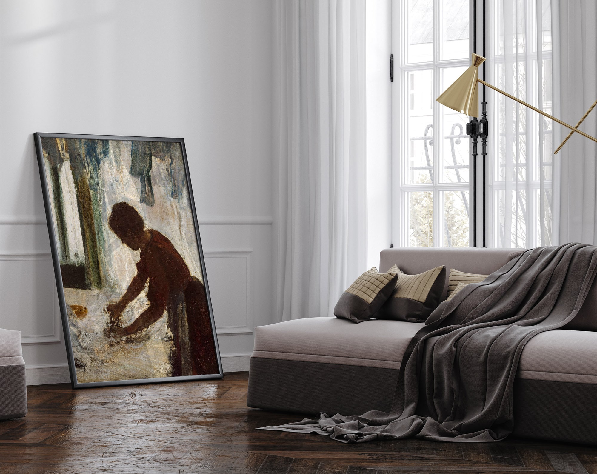 A Woman Ironing by Edgar Degas Poster, Poster, Wall Art, Poster Print ...