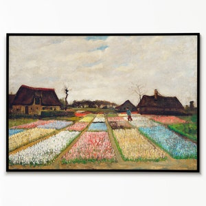 Vincent Van Gogh Bulb Fields in Holland Poster, Wall Art Decor, Art ...