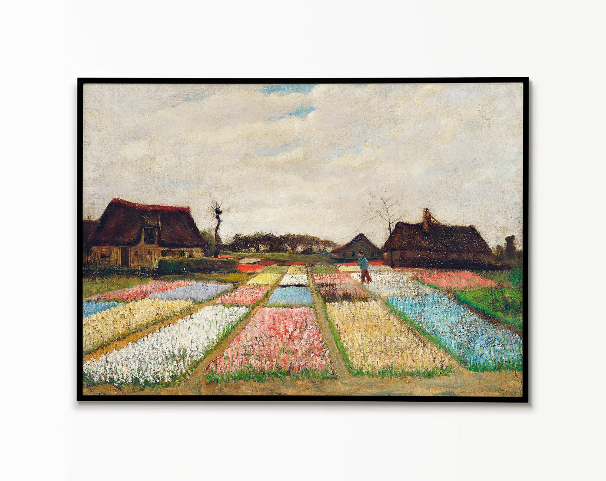 Vincent Van Gogh Bulb Fields in Holland Poster, Wall Art Decor, Art ...