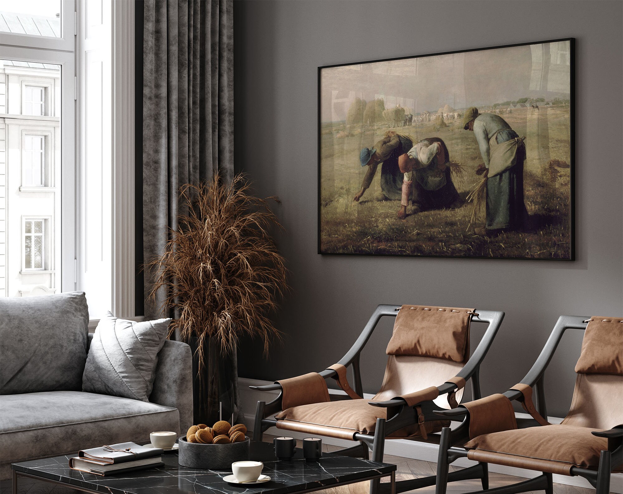 Jean Millet the Gleaners Poster, Wall Art, Poster Print, Art Prints ...