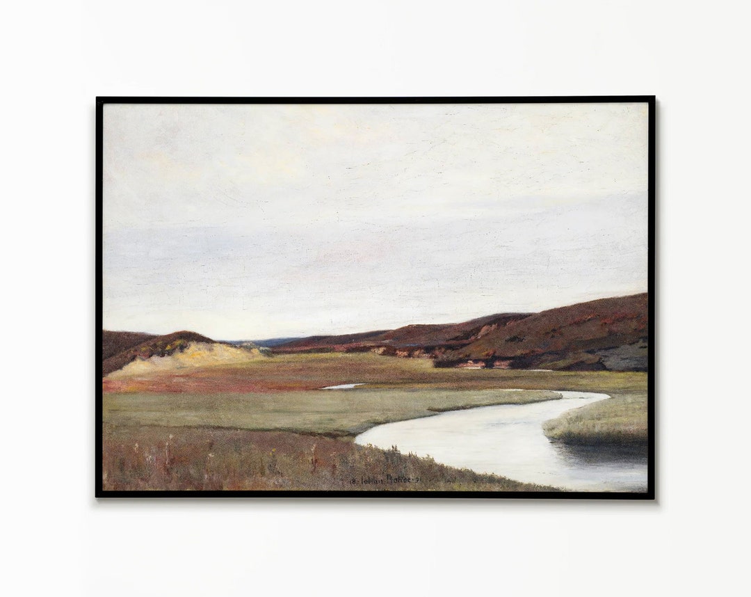 Sommerdag Ved Karup Å by Johan Rohde Poster, Wall Art, Poster Print ...