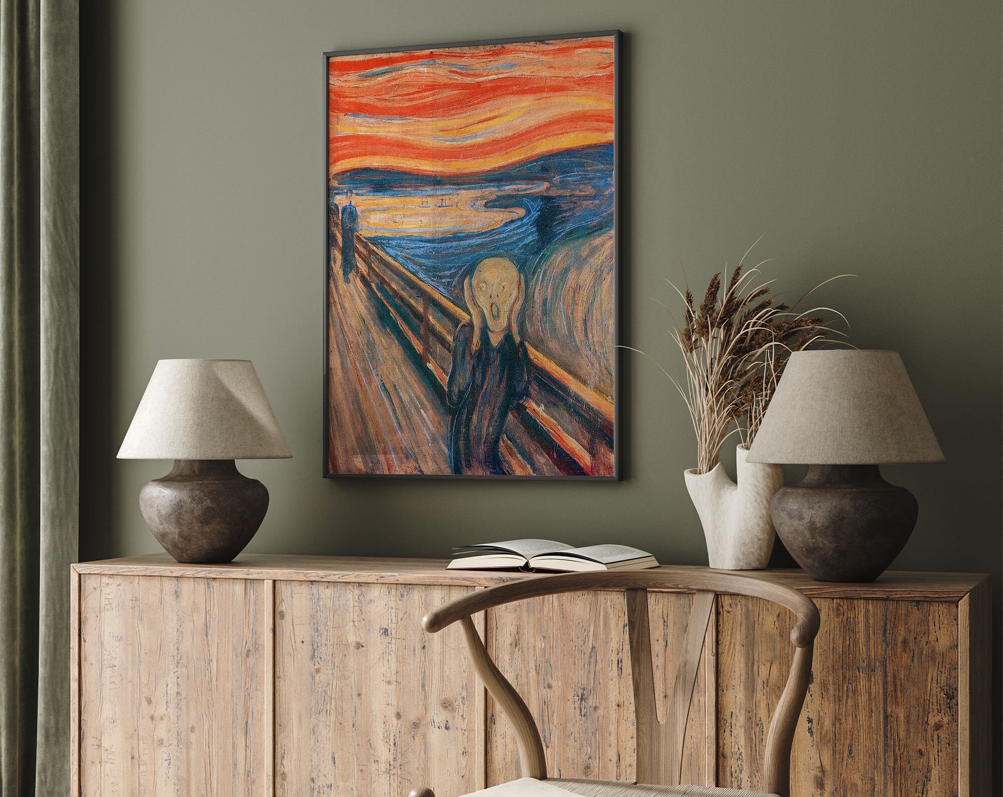 Edvard Munch the Scream Poster, Expressionist Art, Norwegian Painter ...