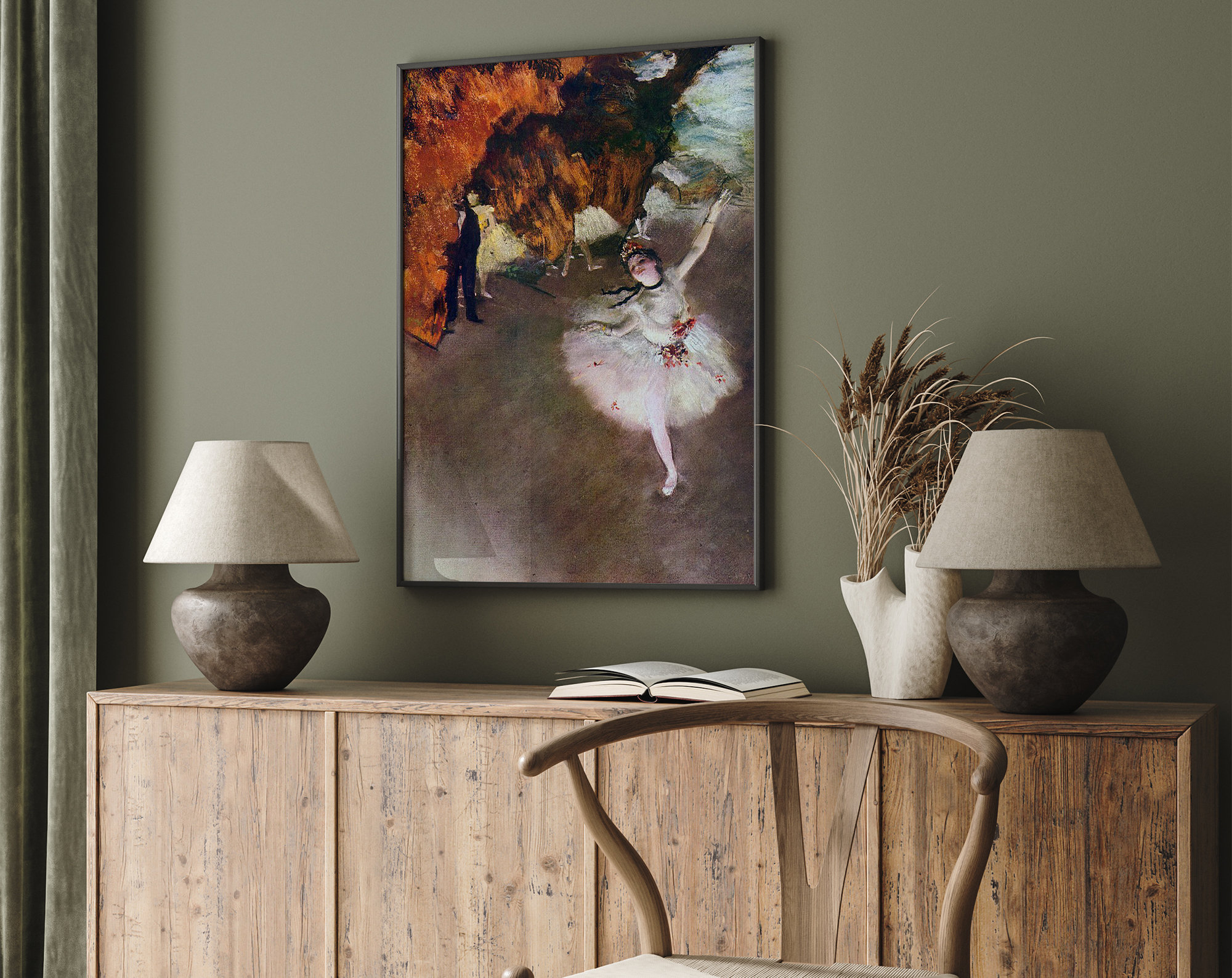 Edgar Degas Star Dancer on Stage Poster, Inspired Poster, Wall Art ...