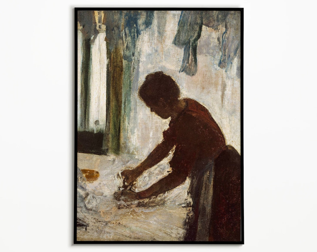 A Woman Ironing by Edgar Degas Poster, Poster, Wall Art, Poster Print ...