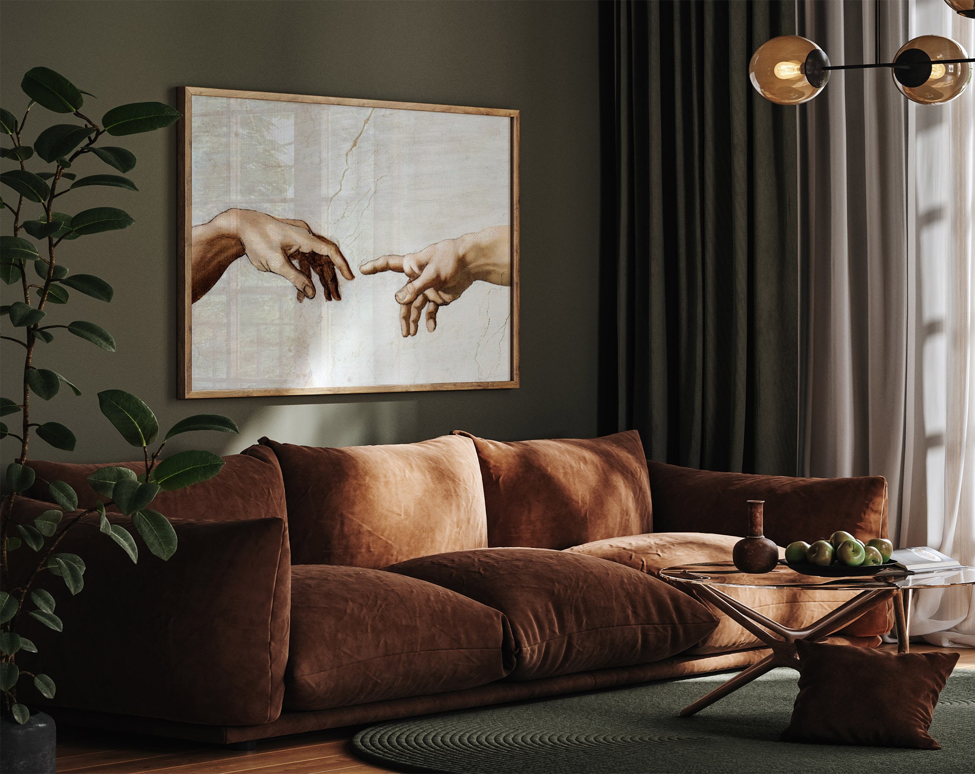 The Creation of Adam Poster, Vintage Poster, Vintage Print, Wall Art ...